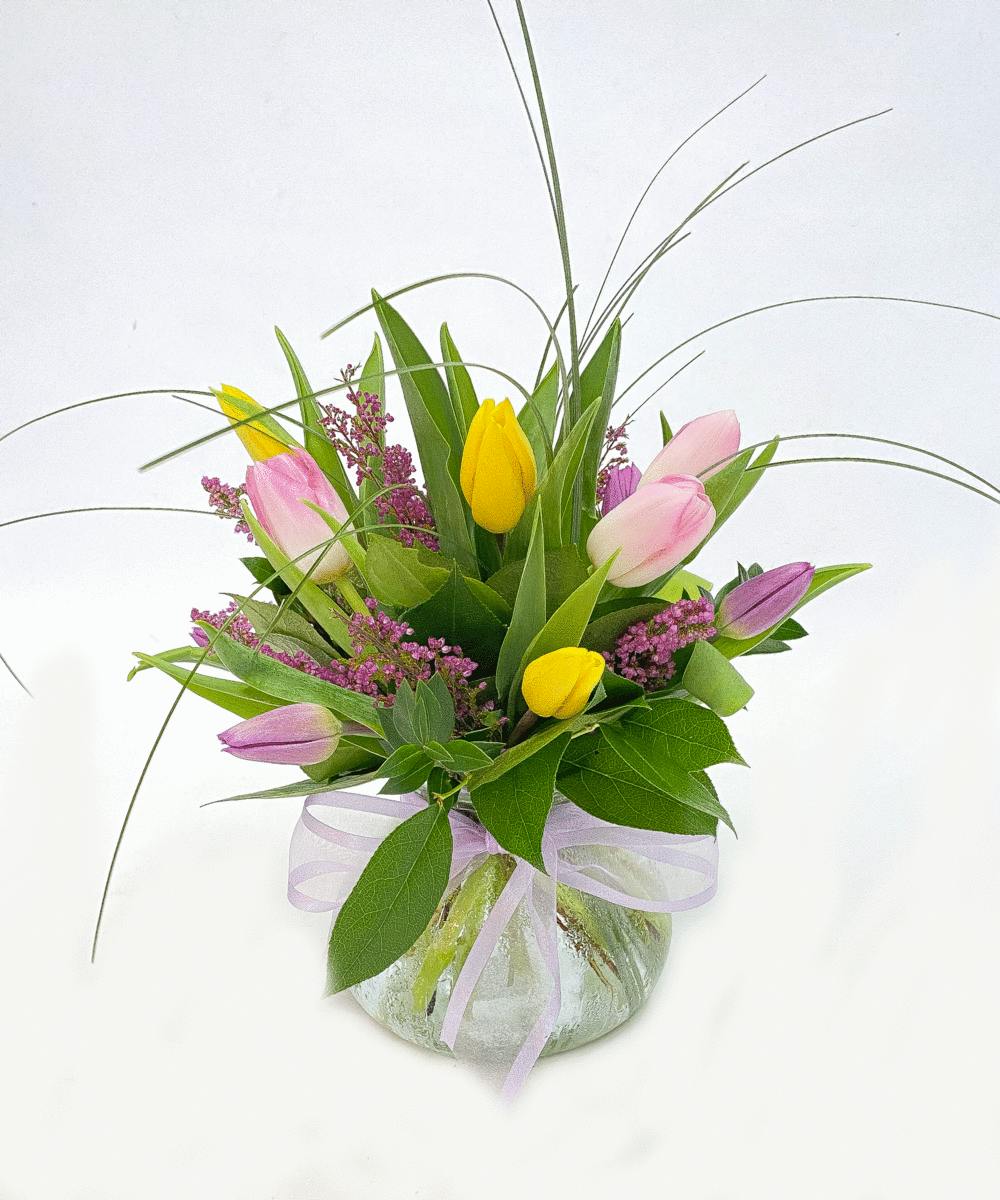 Sweet Tulip Fields Bouquet | Maryland Flower Delivery | Kitty's Flowers